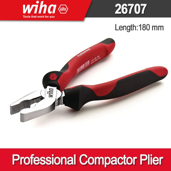 Wiha 26707 Плоскогубцы комбинированные (пассатижи) с двухкомпонентными ...