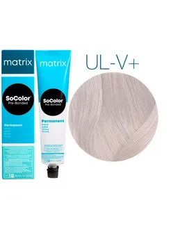MATRIX Краска SoColor Beauty UL-V+ ПЕРЛАМУТРОВЫЙ+ UL-22 90 МЛ - купить ...