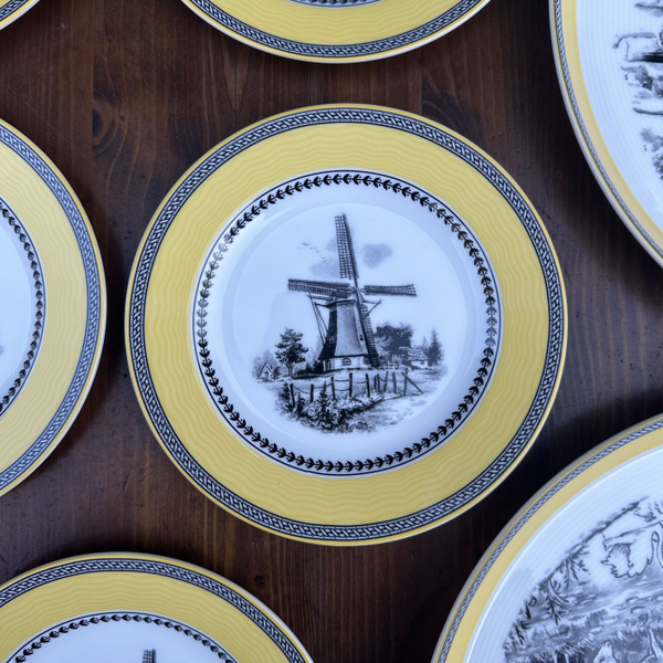 Набор тарелок Zarin Iran Porcelain Industries Со., Фарфор, диаметр 16 ...