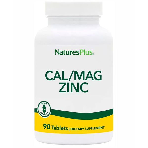Nature's Plus комплекс витаминов Кальций, магний, цинк, 90 таблеток ...