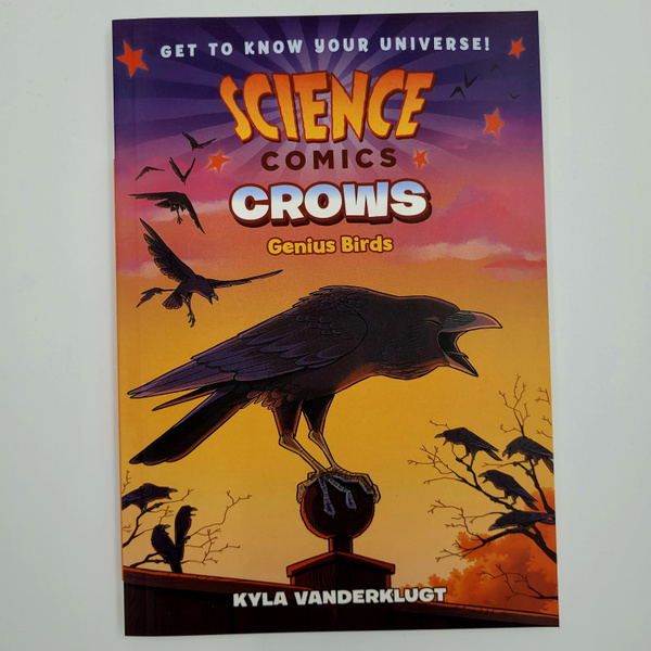 Научный комикс на английском языке. Science Comics. Crows. Genius Birds - купить с доставкой по ...