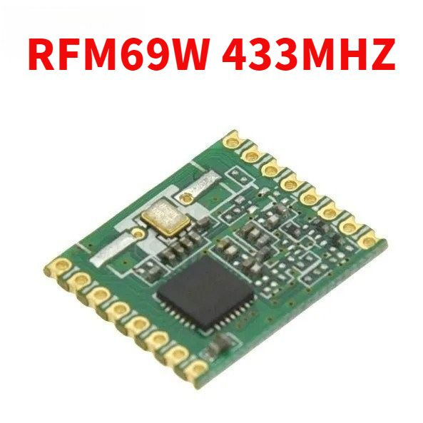 RFM69W 433MHZ 868MHZ 915MHZ Модуль приемопередатчика FSK Частота 13 дБм для беспроводной связи и ...