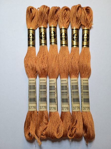 Мулине DMC (Франция) Набор ниток мулине, 8 м, 6 шт DMC-3776_6 - купить с доставкой по выгодным ...