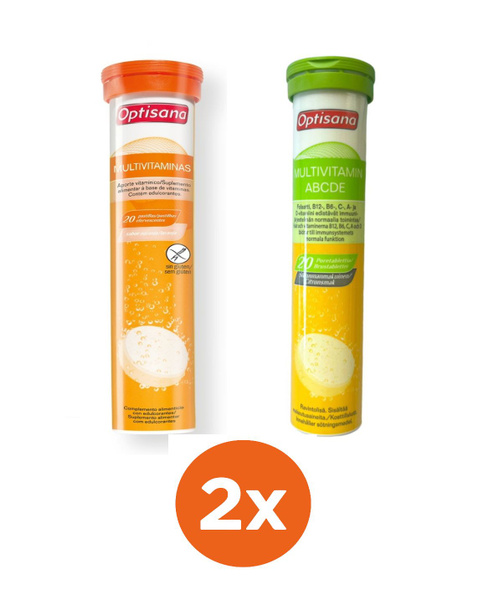 Витаминно-минеральный комлекс Optisana Multivitamin, 40 шипучих таб ...