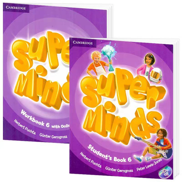 Super Minds 6 набор Students book + WorkBook (first edition) , Herbert ...