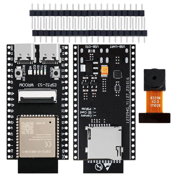 Разработочная плата ESP32 S3 WROOM N16R8 + камера OV2640 - купить с ...