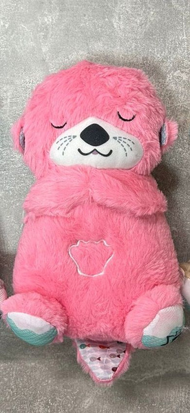 Дышащая мягкая игрушка спящая Выдра / Выдра для сна интерактивная ...