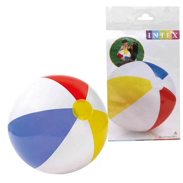Intex 59020 Пляжный мяч 51см, от 3 лет купить на OZON по низкой цене ...