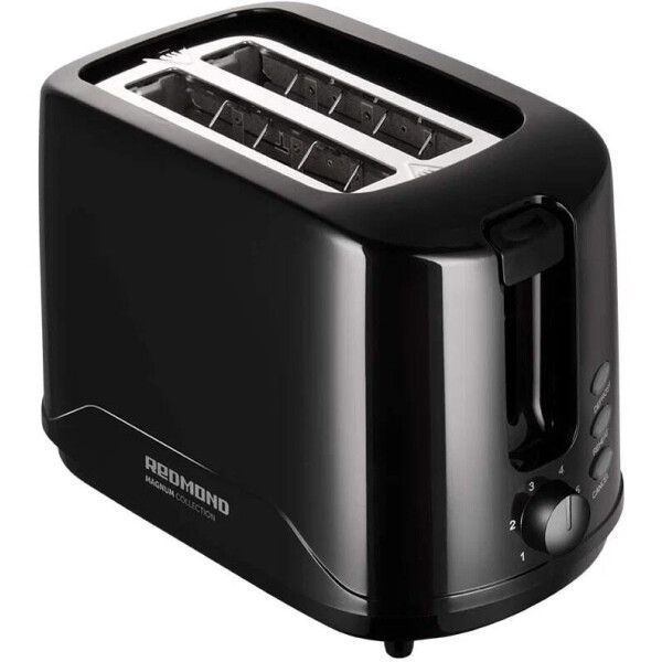 REDMOND Тостер RT-437 750 Вт тостов - 2, черный купить на OZON по низкой цене (1653364163)