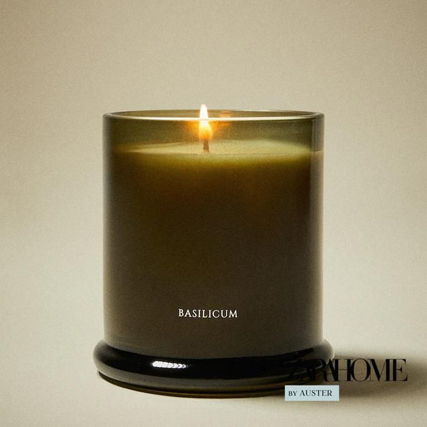 Свеча ароматическая ZARA HOME "BASILICUM • 150", 10 см х 7.5 см, 1 шт ...