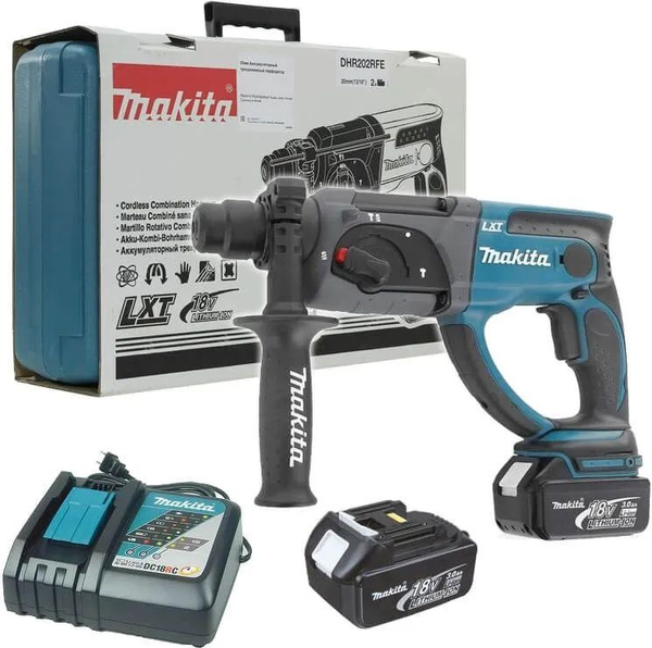 Аккумуляторный перфоратор Makita DHR202RFE - купить с доставкой по ...