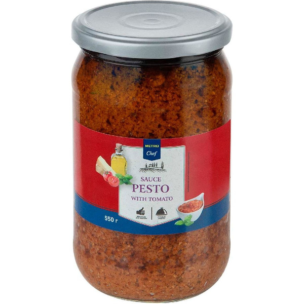 Соус Metro Chef Red Pesto томатный для вторых блюд 550 г купить на OZON ...