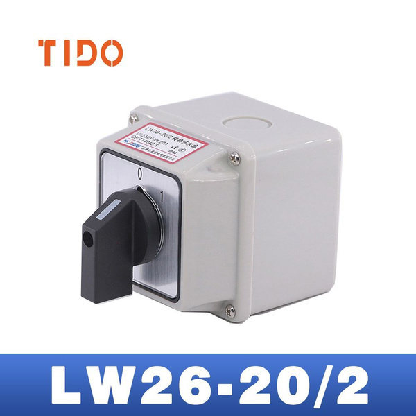 Кулачковый переключатель LW26-20 C04/2(0-1 2р),20A- 1 шт купить на OZON ...