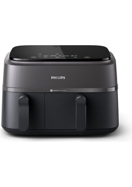 Philips Аэрогриль Philips NA350/00 Двухкамерная аэрогриль серии 3000 купить на OZON по низкой ...