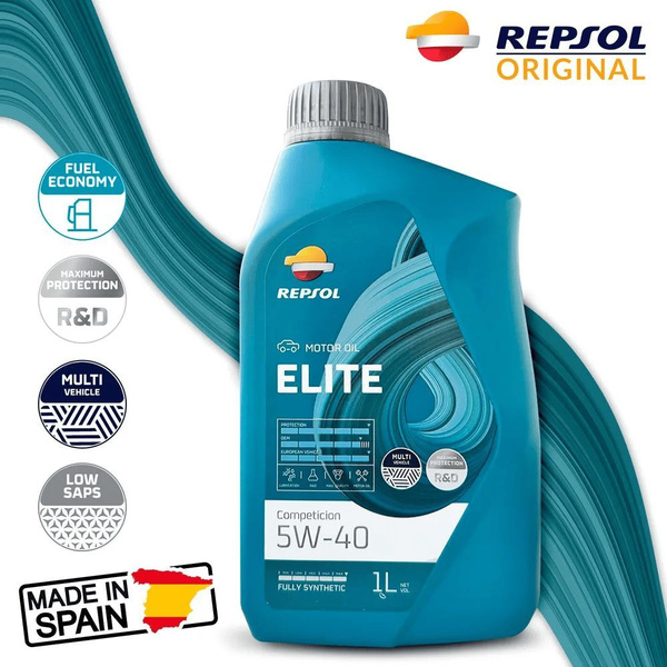 Масло моторное Repsol elite competicion 5W-40 Синтетическое 1 л 6059R ...