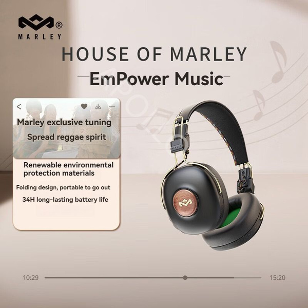 Наушники Накладные Marley TWS - купить по доступным ценам в интернет ...