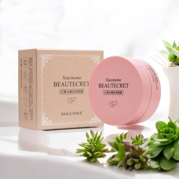 Патчи гидрогелевые с экстрактом водорослей Niacinome Beautecret Eye ...