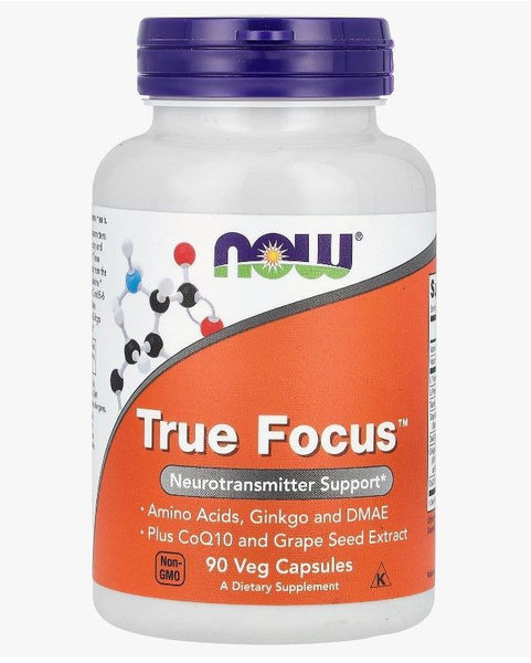 Now Foods True Focus (Тру Фокус) 90 растительных капсул купить на OZON ...