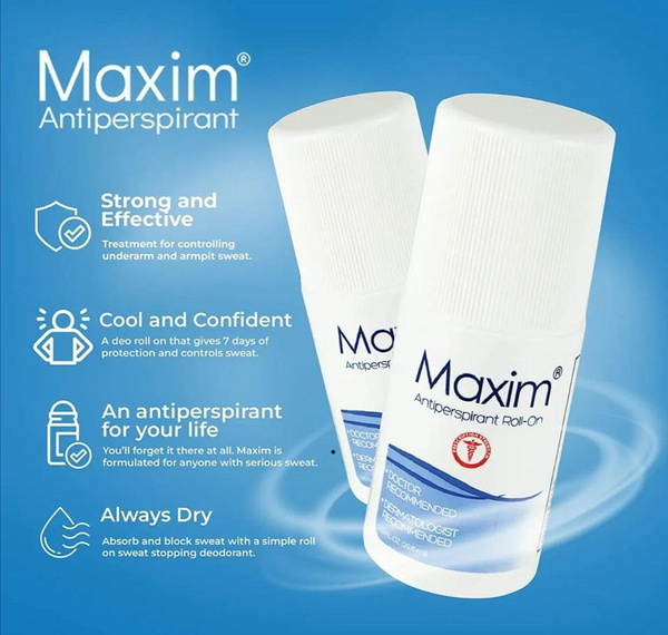 Роликовый антиперспирант Maxim 2 шт купить на OZON по низкой цене (1748393136)