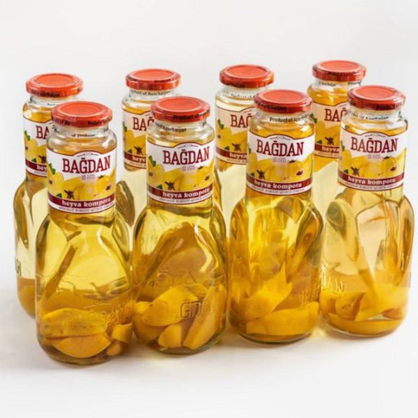 Компот из айвы BAGDAN, 8 шт х 1 л купить на OZON по низкой цене ...
