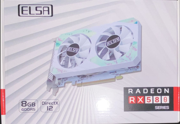 Видеокарта ELSA 8 ГБ AMD RX 580 8 GB GDDR5 купить c доставкой на OZON ...