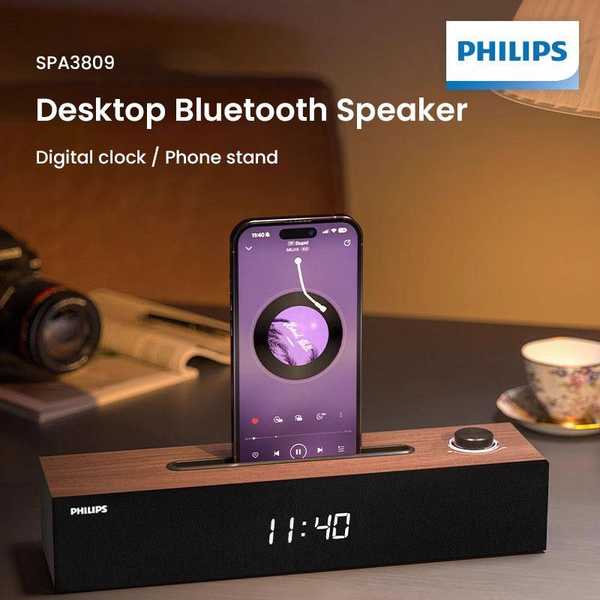 Колонка Philips SPA 3809 Bluetooth 5.3, Два способа подключения через ...