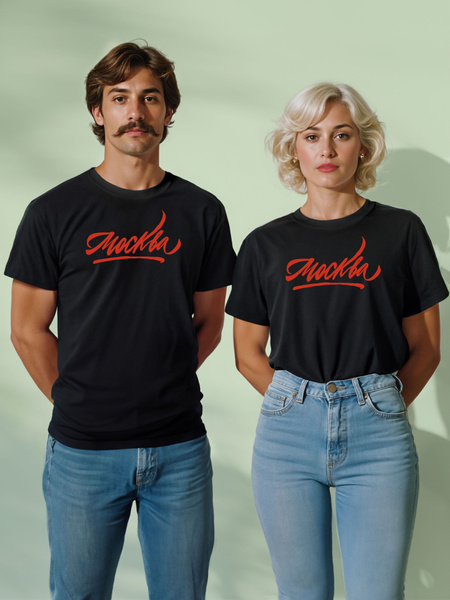 Футболка Muravej, размер 46, цвет черный, 100 % хлопок - купить по ...