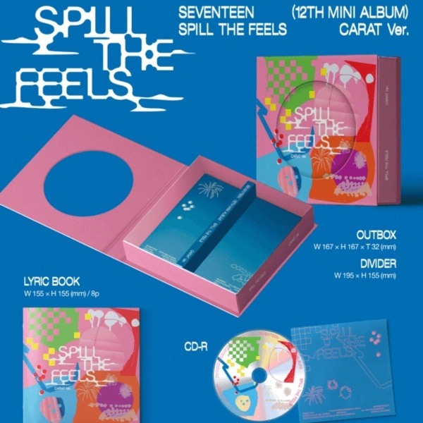 Альбомы SEVENTEEN - 12th Mini Album SPILL THE FEELS (CARAT Ver.) (Random Ver.) купить на OZON по ...