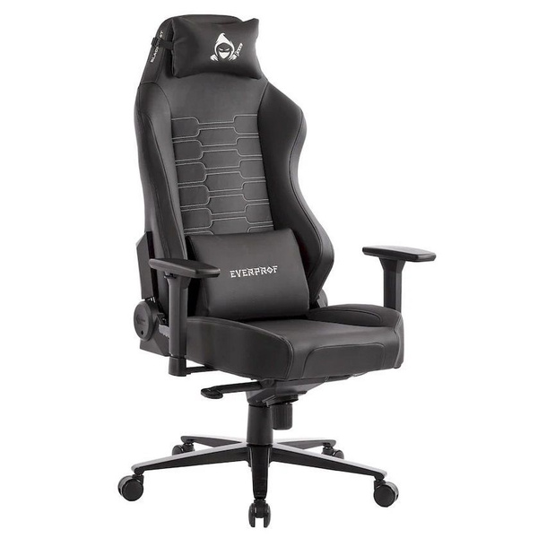 Кресло геймерское Everprof Blackshot - черное (экокожа) купить на OZON по низкой цене (1762139428)