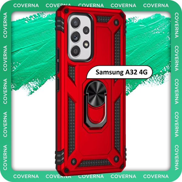 Чехол противоударный бронированный на Samsung A32 4G, для Самсунг А32 с ...