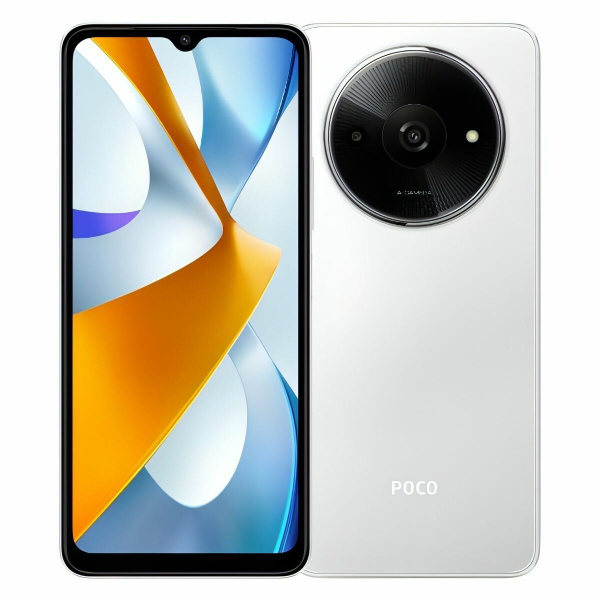 Смартфон Poco C61 3/64Gb White 64 ГБ 3 ГБ Белый 2 SIM купить c ...