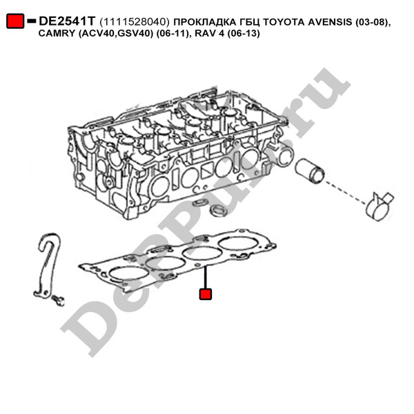 Deppul Прокладка ГБЦ, арт. DE2541T, 1 шт. купить на OZON по низкой цене ...