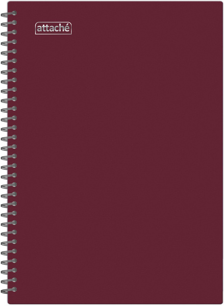 Тетрадь Attache, A4, 96 листов, в клетку, на спирали купить на OZON по низкой цене (1782069619)
