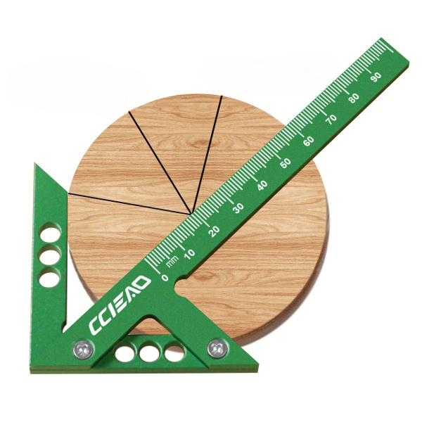 FNICEL Линейка/угольник 147мм х 89мм, Алюминий купить на OZON по низкой ...