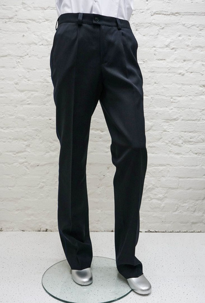 Брюки Мужской VOEN 36 темно-синий Шерсть, Полиэстер, размер 58 Молния На любой сезон, рост 188 ...