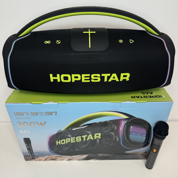 HOPESTAR A65, огромная акустическая Bluetooth колонка с 6 динамиками и ...