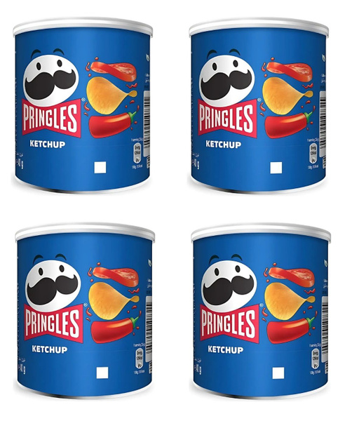 Чипсы Pringles Кетчуп, 4 уп по 40 г купить на OZON по низкой цене (1897366993)