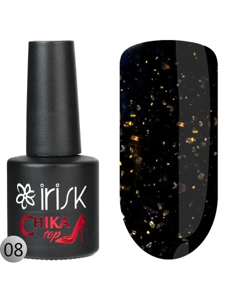 IRISK Топ без липкого слоя с шиммером и с частицами потали Chika Top ...
