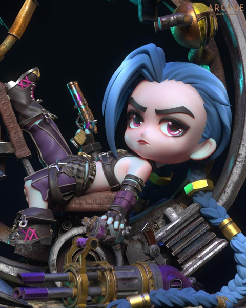 Фигура модель Джинкс, Chibi Jinx (Arcane), 106 мм купить на OZON по ...