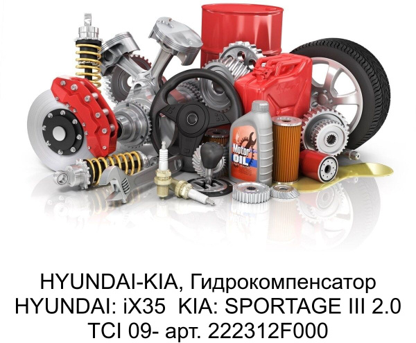 HYUNDAI-KIA, Гидрокомпенсатор HYUNDAI: iX35 KIA: SPORTAGE III 2.0 TCI ...