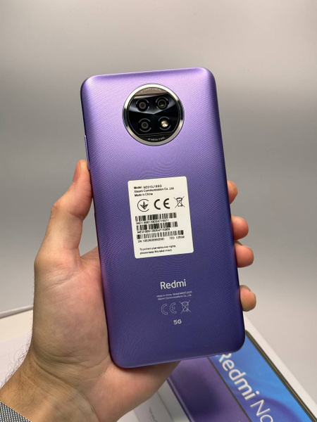 Смартфон Xiaomi Redmi Note 9T 128 ГБ 6 ГБ Фиолетовый 2 SIM купить c ...