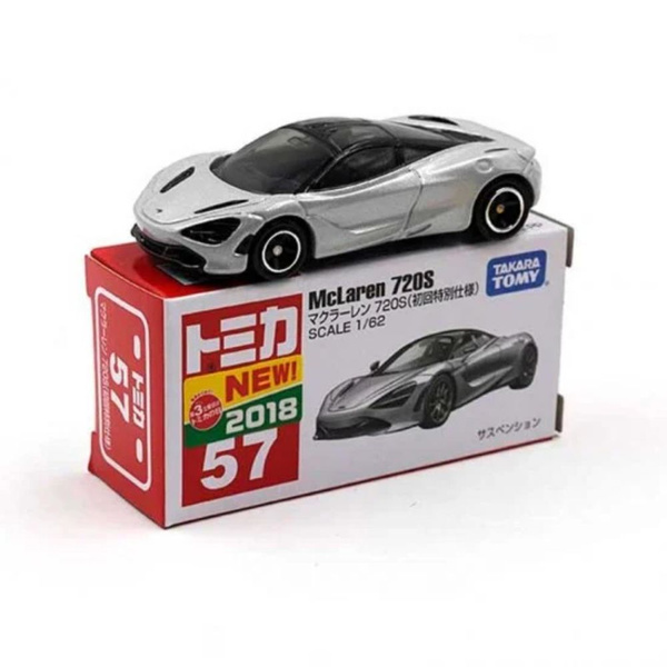 Машинка Takara Tomy Tomica 1/62 McLaren 720S White First Limited Edition BX057 Diecast Scale ...