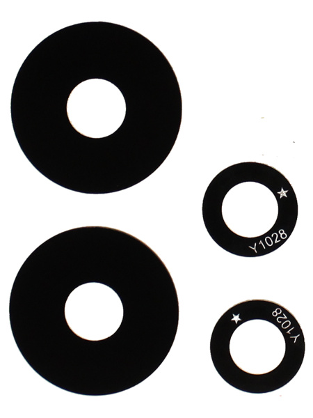 Стекло камеры для Infinix Note 30i (X6716) (комплект 4 шт) (черное ...