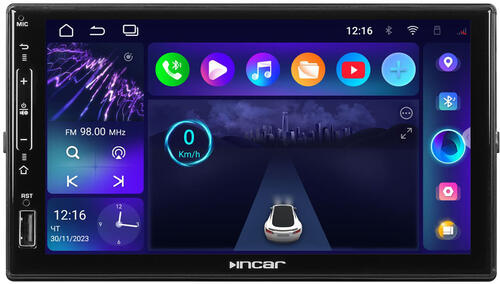 InCar Автомагнитола, диагональ: 7", 2 DIN, 4ГБ купить на OZON по низкой цене (1850584106)