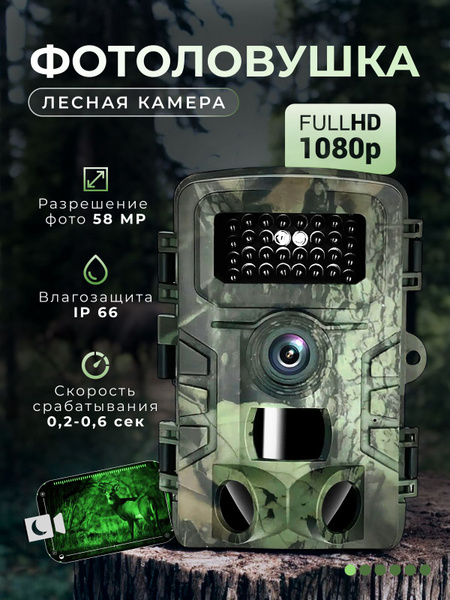 Фотоловушка PR700 pro с ЖК дисплеем купить на OZON по низкой цене (1845652600)