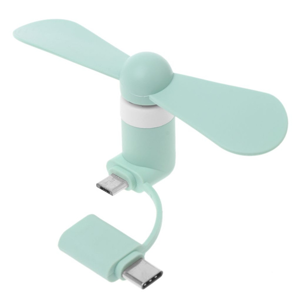 Характеристики Micro USB Fan Cooler Type C Съемные гаджеты USB-C низким ...