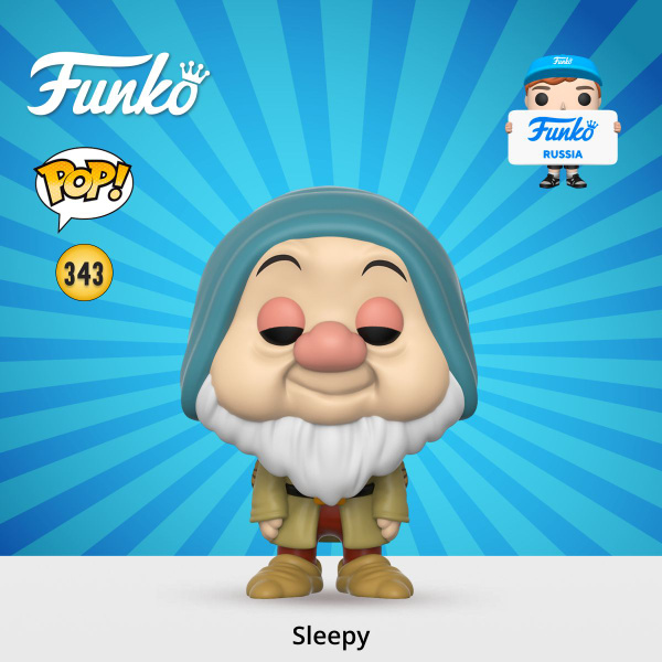 Фигурка Funko POP! Disney Snow White Sleepy 21724 купить на OZON по ...