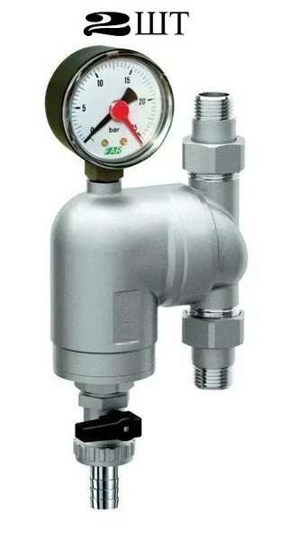 Фильтр с манометром (ПОВОРОТНОЕ) 1/2 (100мкм) ФАР (2ШТ) купить на OZON ...