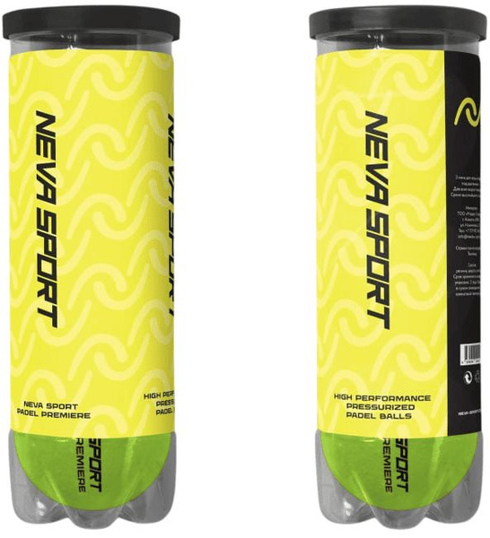 Мячи для падела NS Padel Premier (3 мяча в банке), арт. 502101 купить на OZON по низкой цене ...