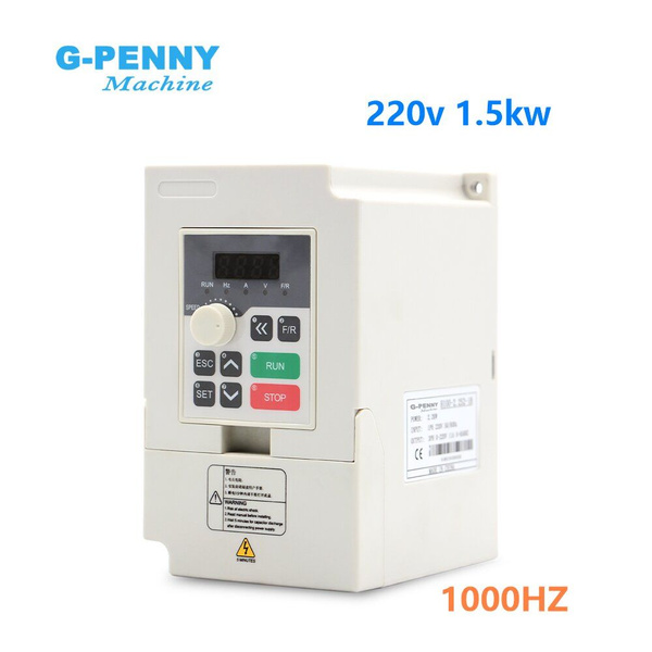 G-Penny Переменный частотный привод, инвертор H100 220 В 1,5 кВт, 0-1000 Гц, для веретеное мотор ...